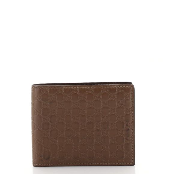 Gucci | Bags | Gucci Bifold Wallet Outlet Microguccissima Leather ...